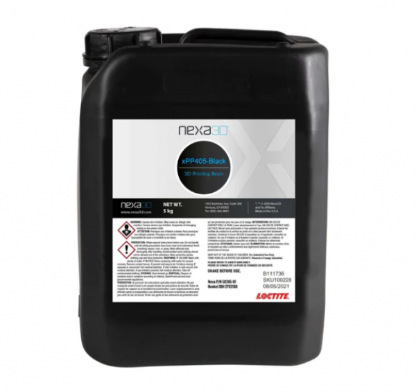 xPP405 Black resin 5kg - MEXA3D - Industrielle NEXA 3D-Drucker